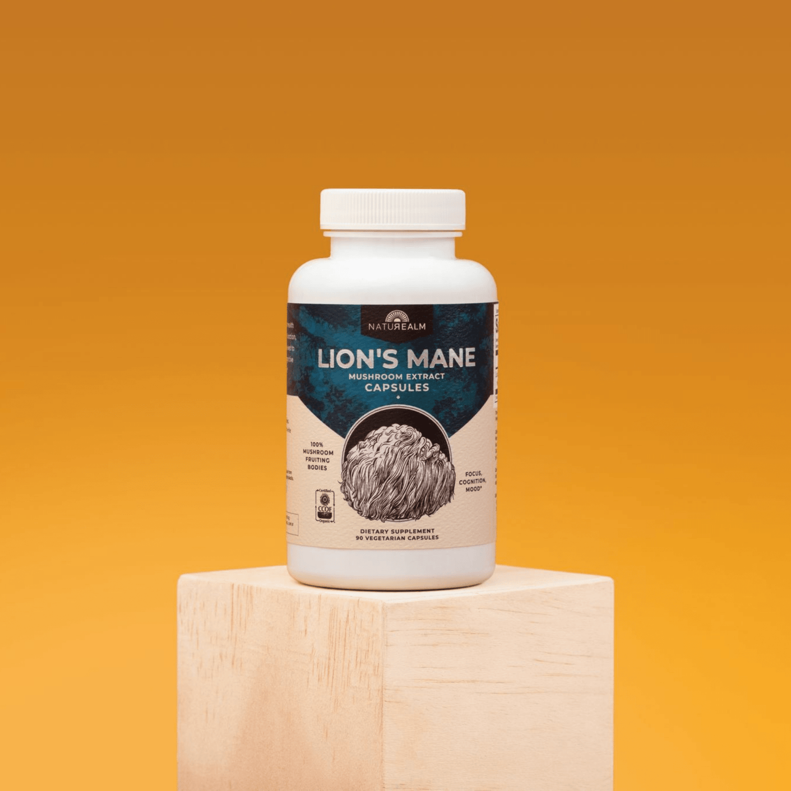 Lion's Mane Mushroom Extract Capsules - Naturealm