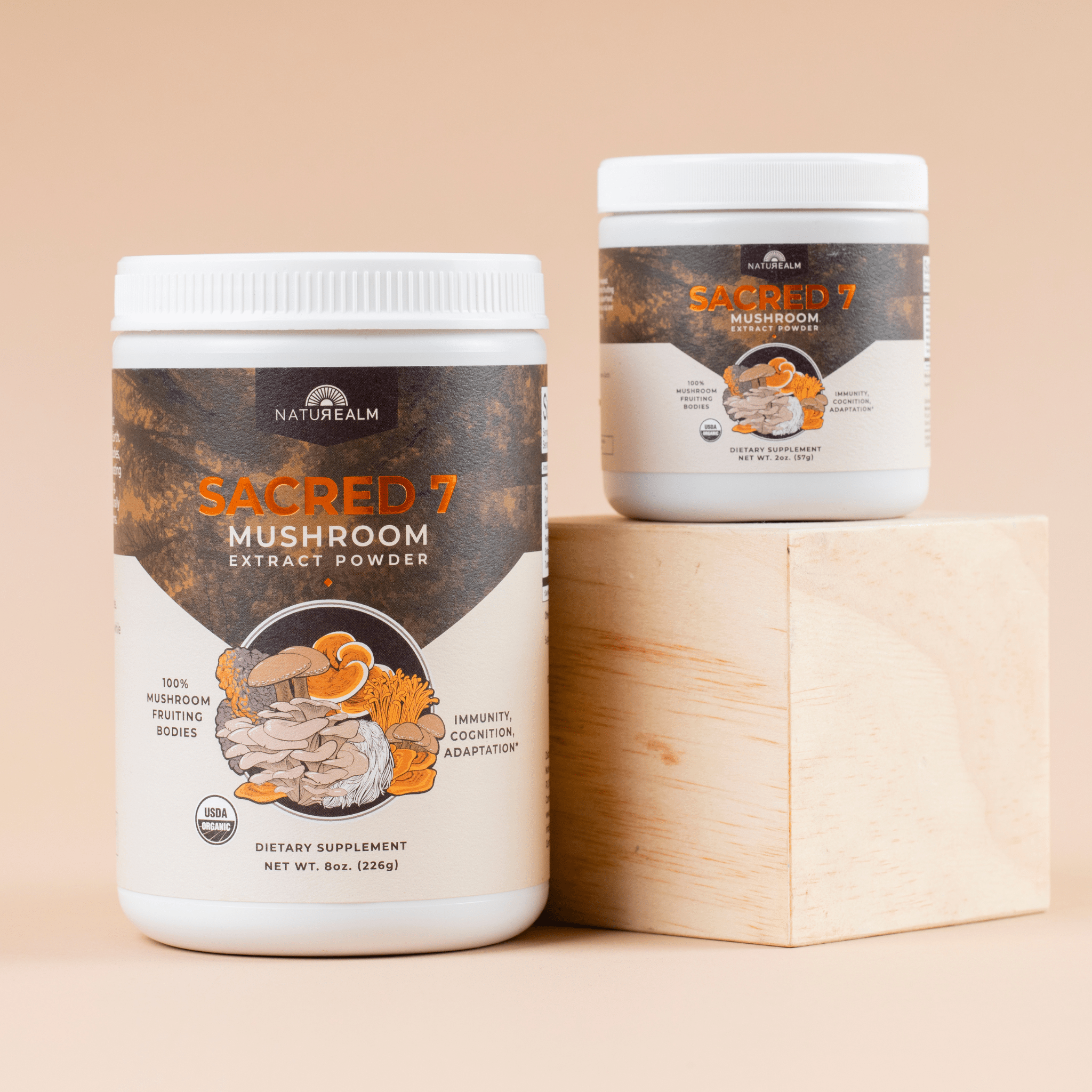 Sacred 7 Mushroom Extract Powder | 100% Fruiting Bodies | USDA Organic ...